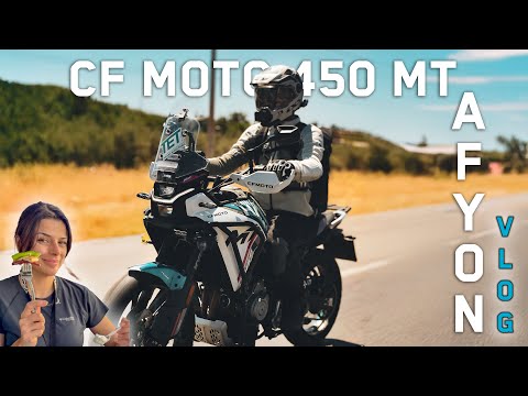 CF MOTO 450 MT ile Afyon Vlog ! | Sürüş Hissiyatı ve Sucuk Ekmek !