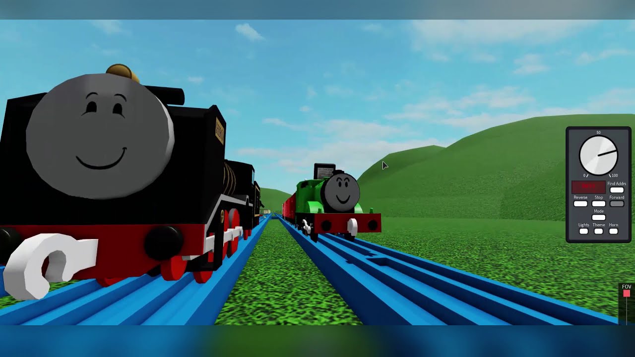 THOMAS AND FRIENDS ON ROBLOX - TOMICA BLUE TRACK! - YouTube