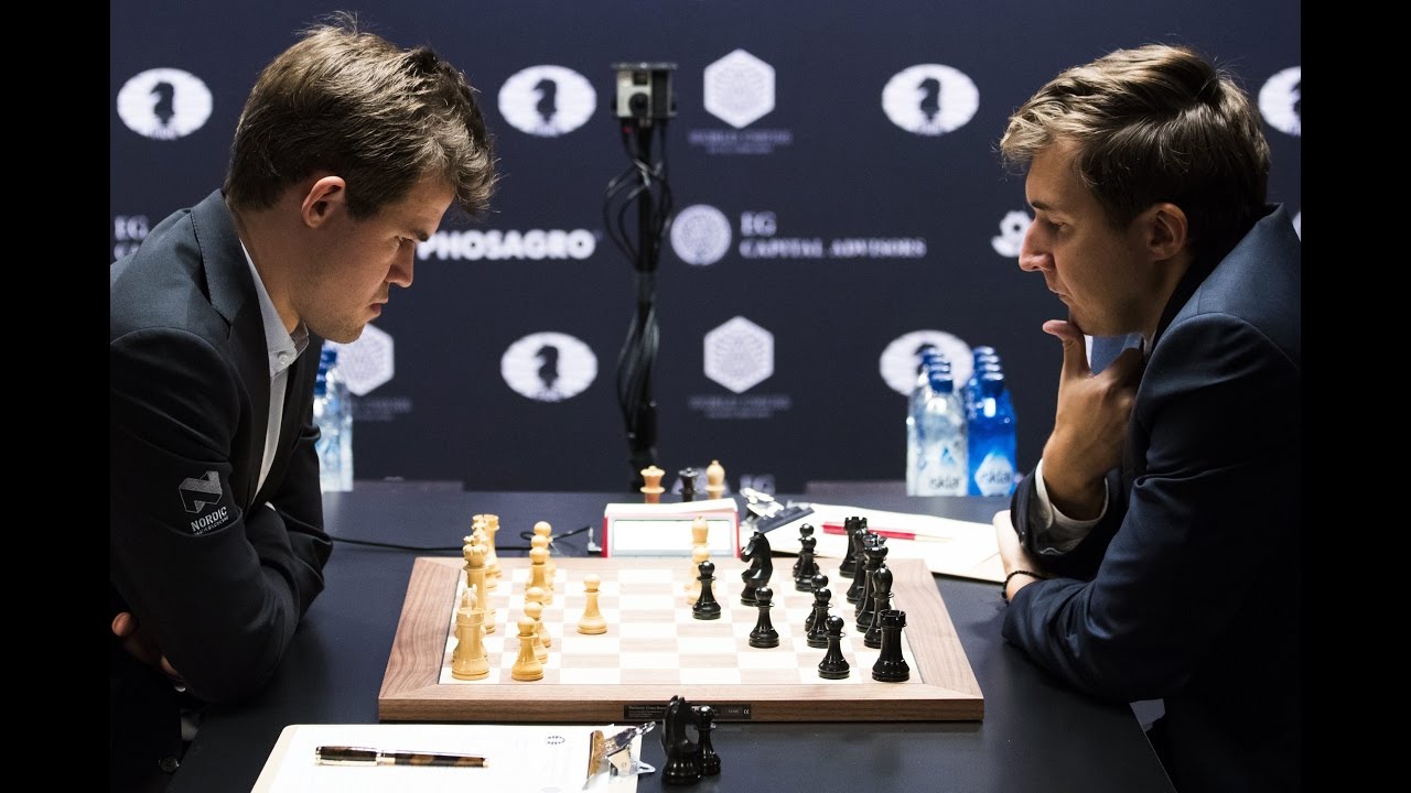 Carlsen vs Karjakin: Game 3 Chess World Championship - New York 2016 ...