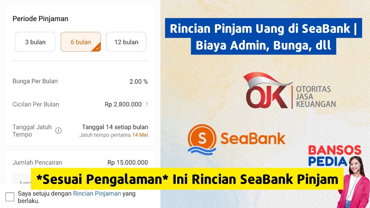 Rincian Pinjam Uang SeaBank Pinjam, Beneran Bebas Biaya Admin? - YouTube