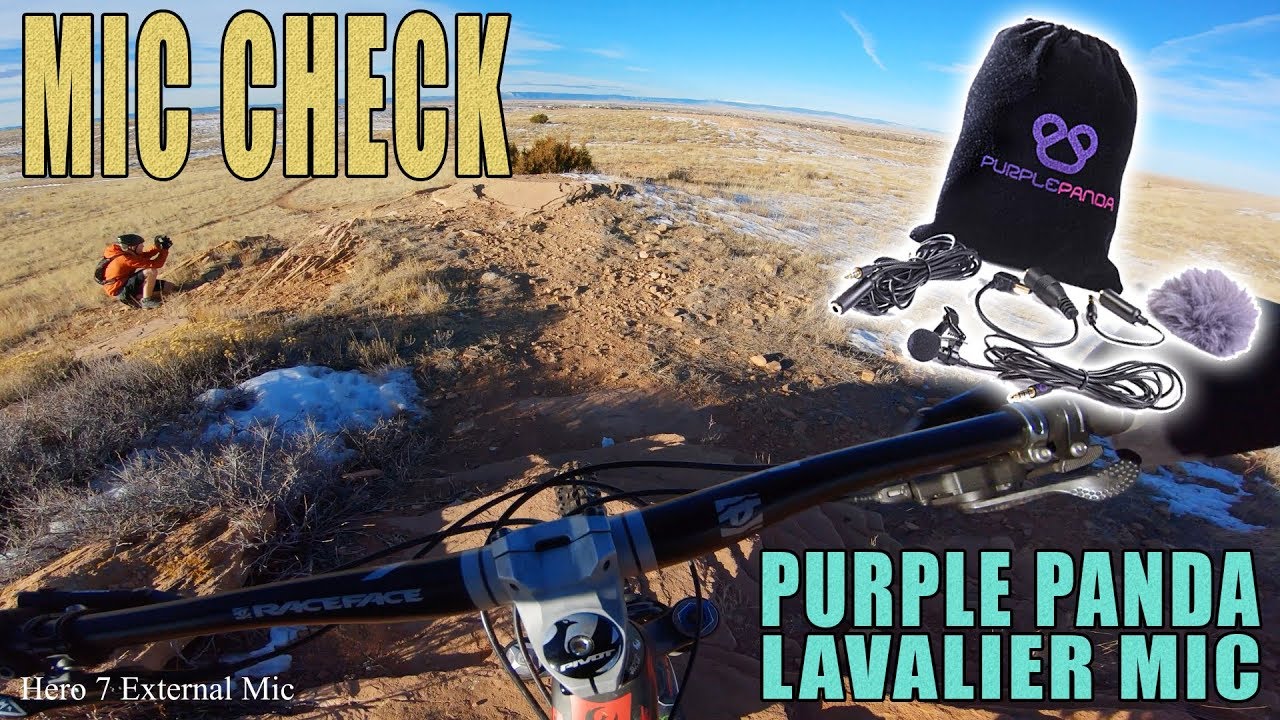 Purple Panda Mic for Mountain Biking || GoPro Hero 7 - YouTube