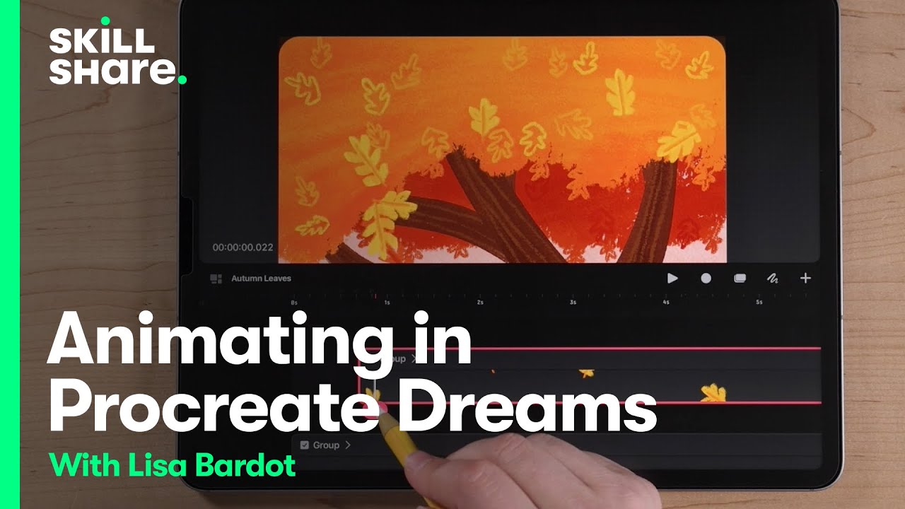Animating Autumn Leaves in Procreate Dreams - YouTube
