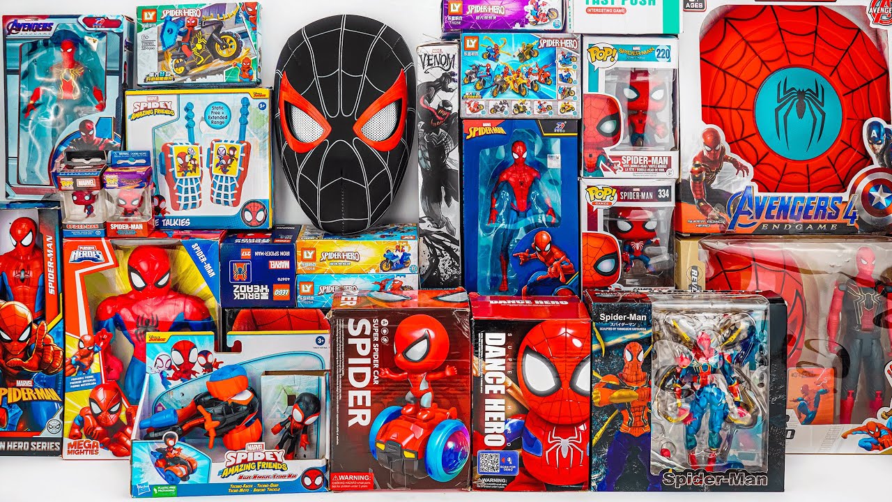Spider-Man Toy Collection Unboxing Review| Spidey and His Amazing ...