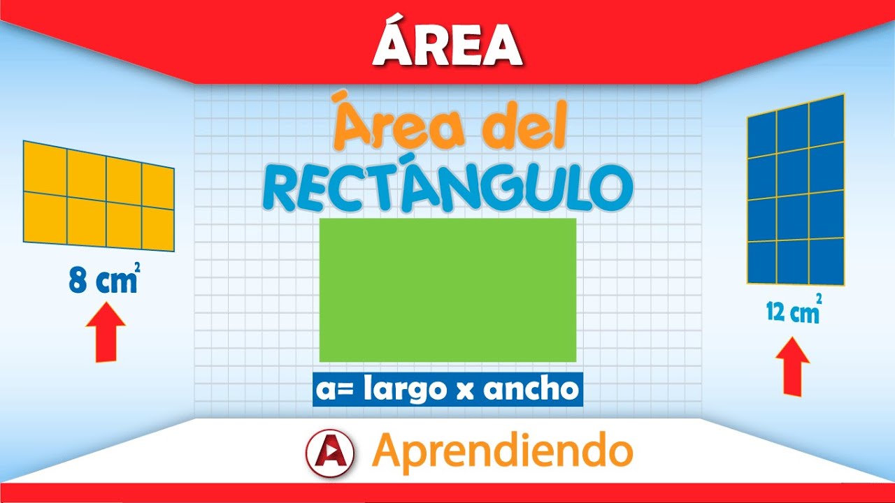 🔷📐Área del rectángulo en 4 minutos | ¿CÓMO CALCULAR EL ÁREA DEL ...