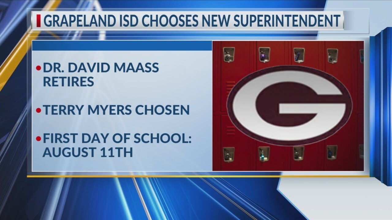 Grapeland ISD names lone finalist for superintendent - YouTube