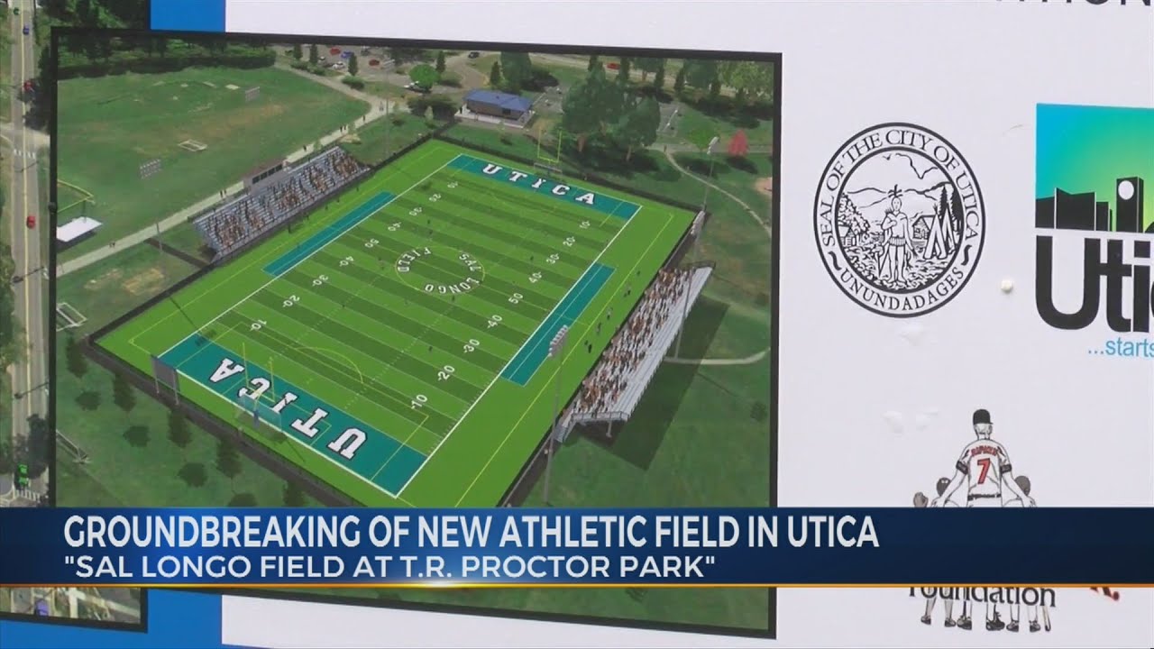 Groundbreaking Of New Athletic Field In Utica - YouTube