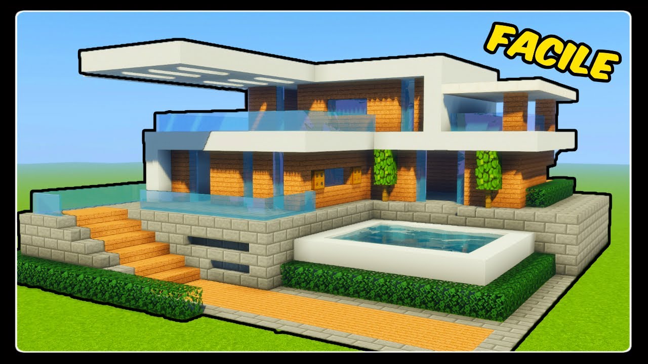 Minecraft Comment Faire Une Maison Moderne En Survie | Ventana Blog