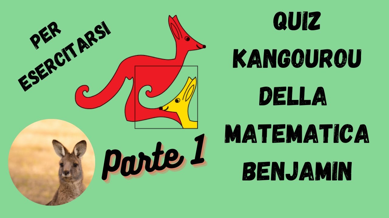 PARTE 1 Quesiti svolti GARA MATEMATICA 🦘KANGOUROU 2005 || per ...