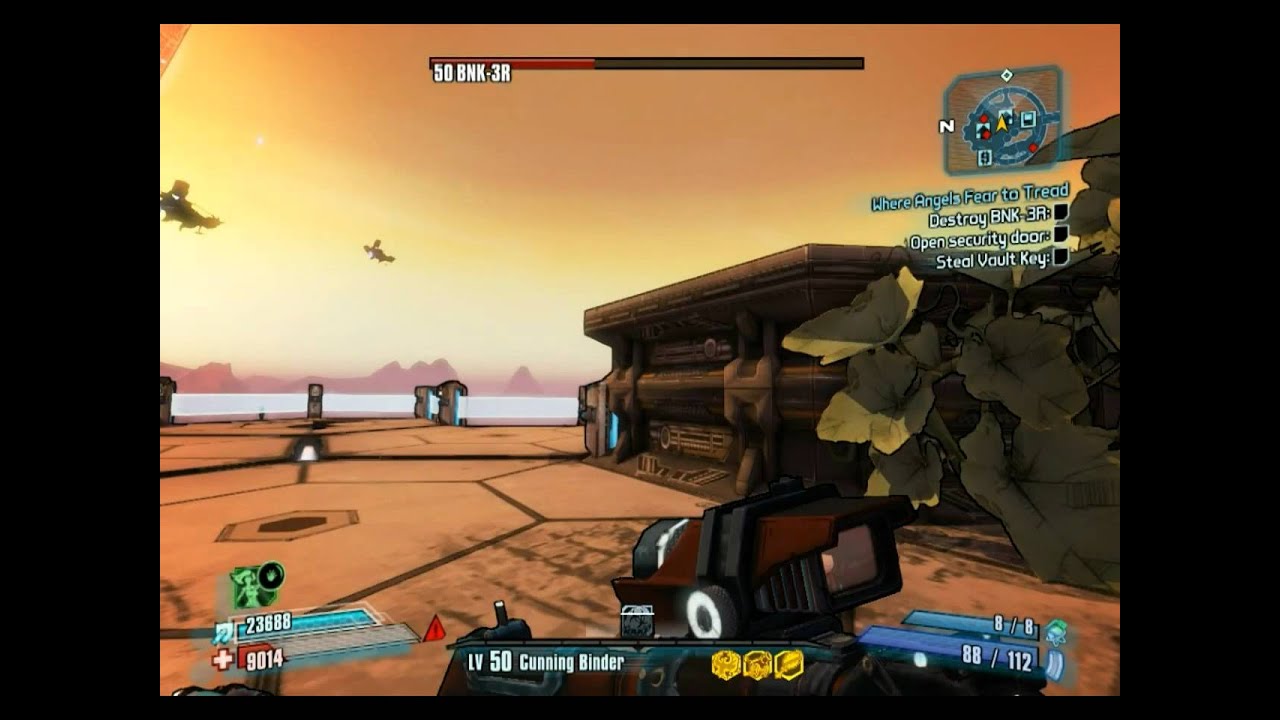 Borderlands 2 Destroying The Bunker playthrough 2 Lvl 50 - YouTube