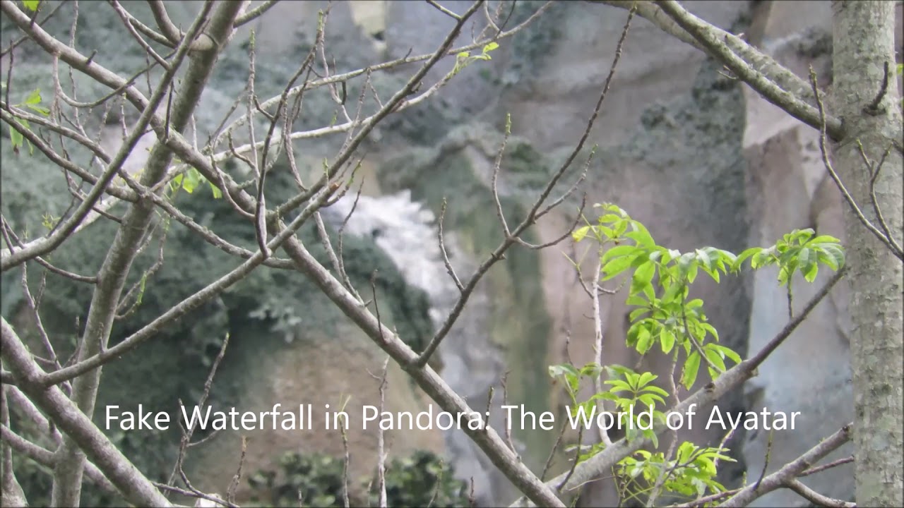 Fake Waterfall in Pandora: The World of AVATAR - YouTube