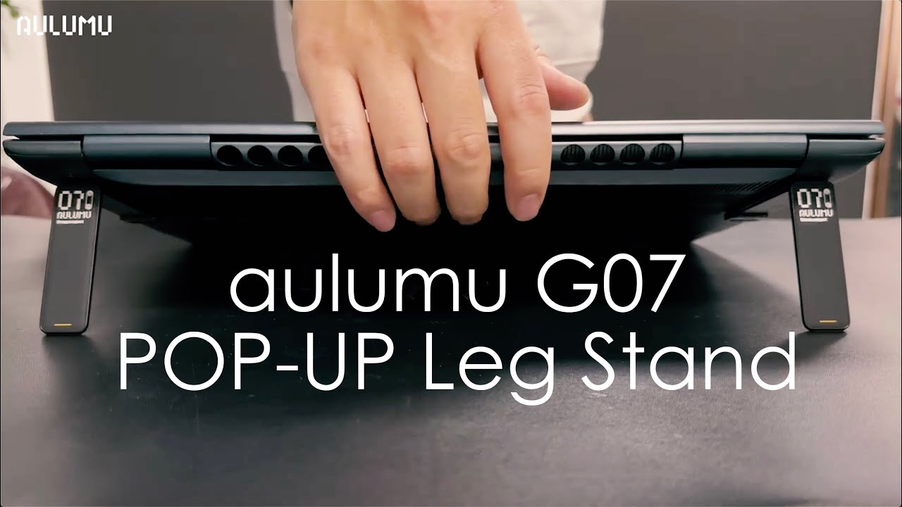 aulumu G07 Pop-up Leg Stand for Laptop - YouTube