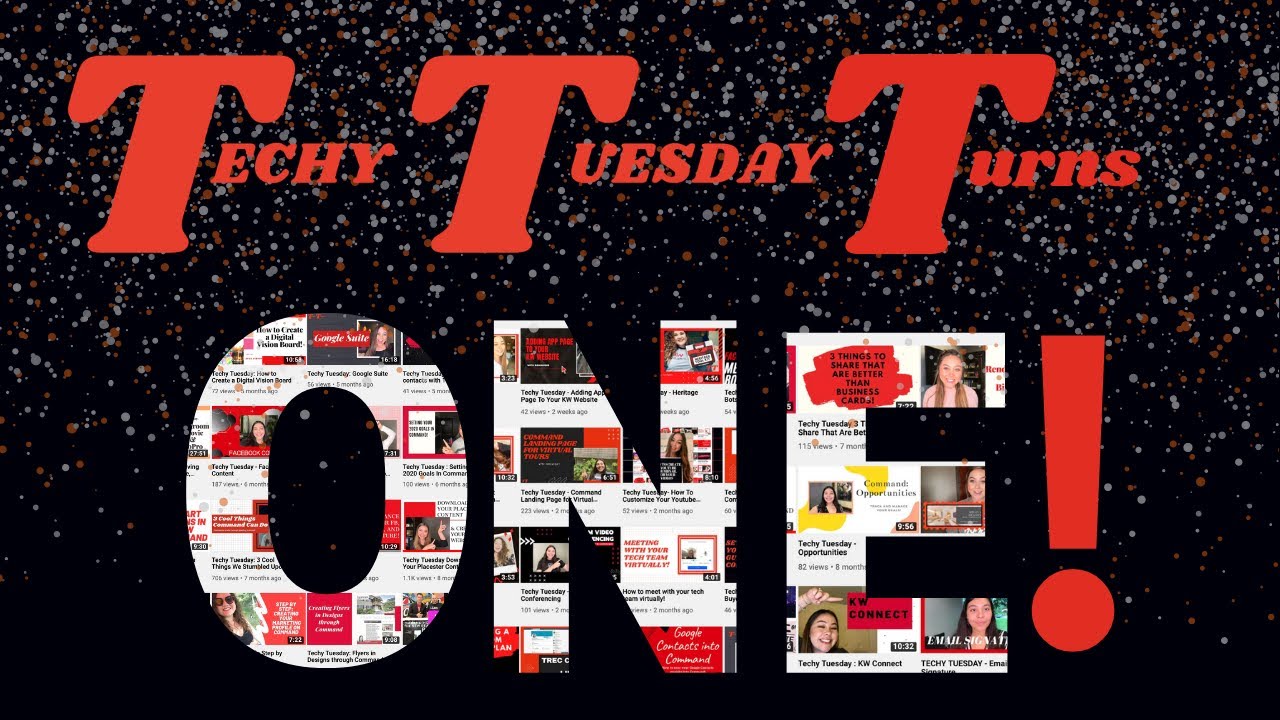 HAPPY BIRTHDAY TECHY TUESDAY! Here's a message from your Tech Team ...