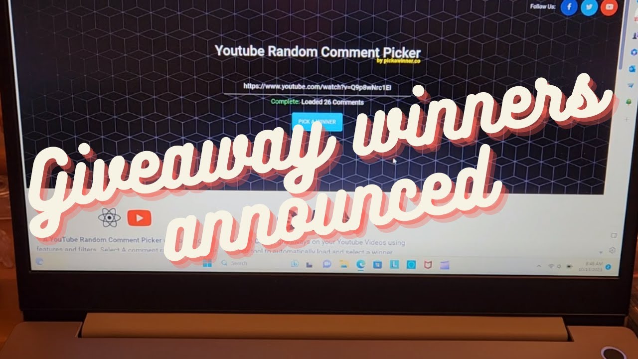 200 Subscriber Giveaway Winners Announced! - YouTube