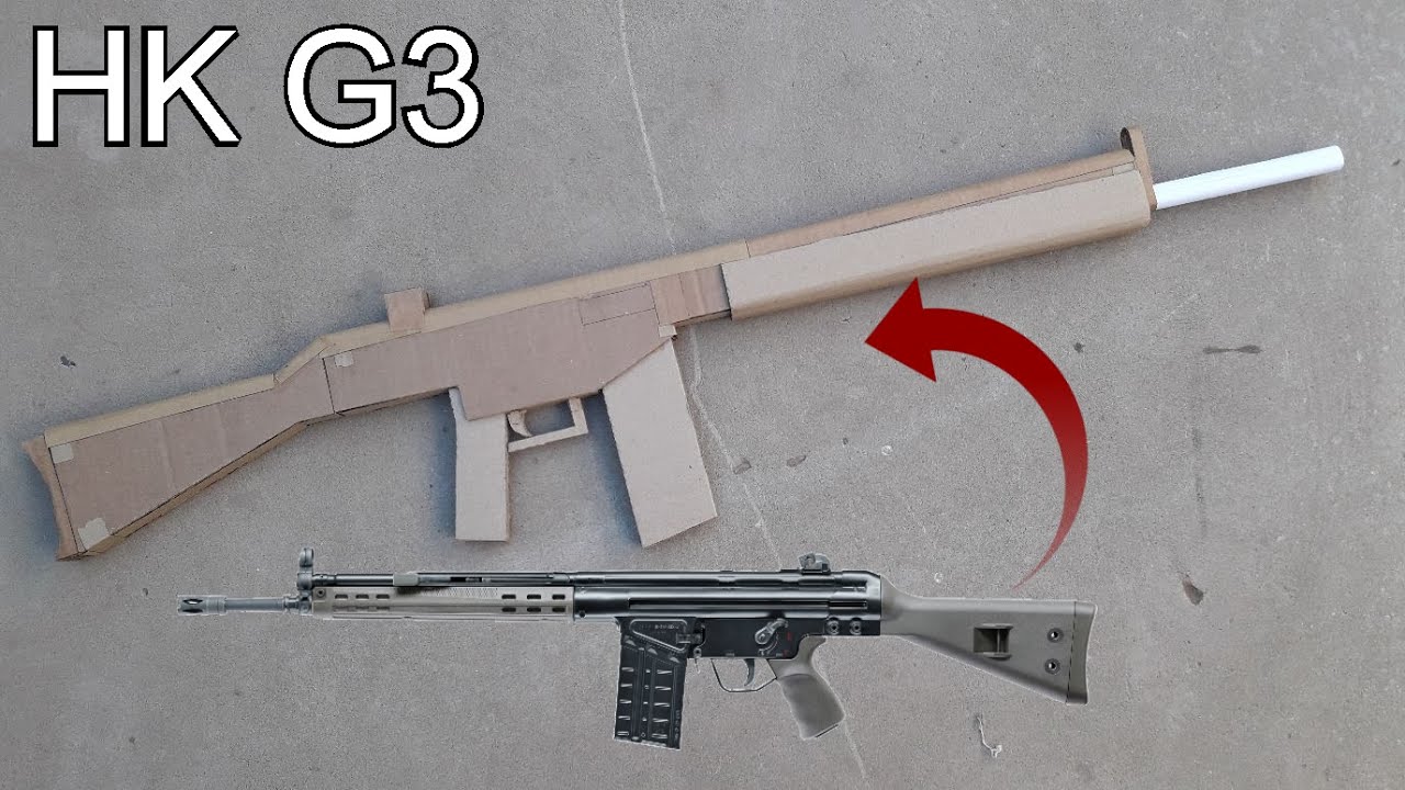 Como hacer un HK G3 de cartón - YouTube