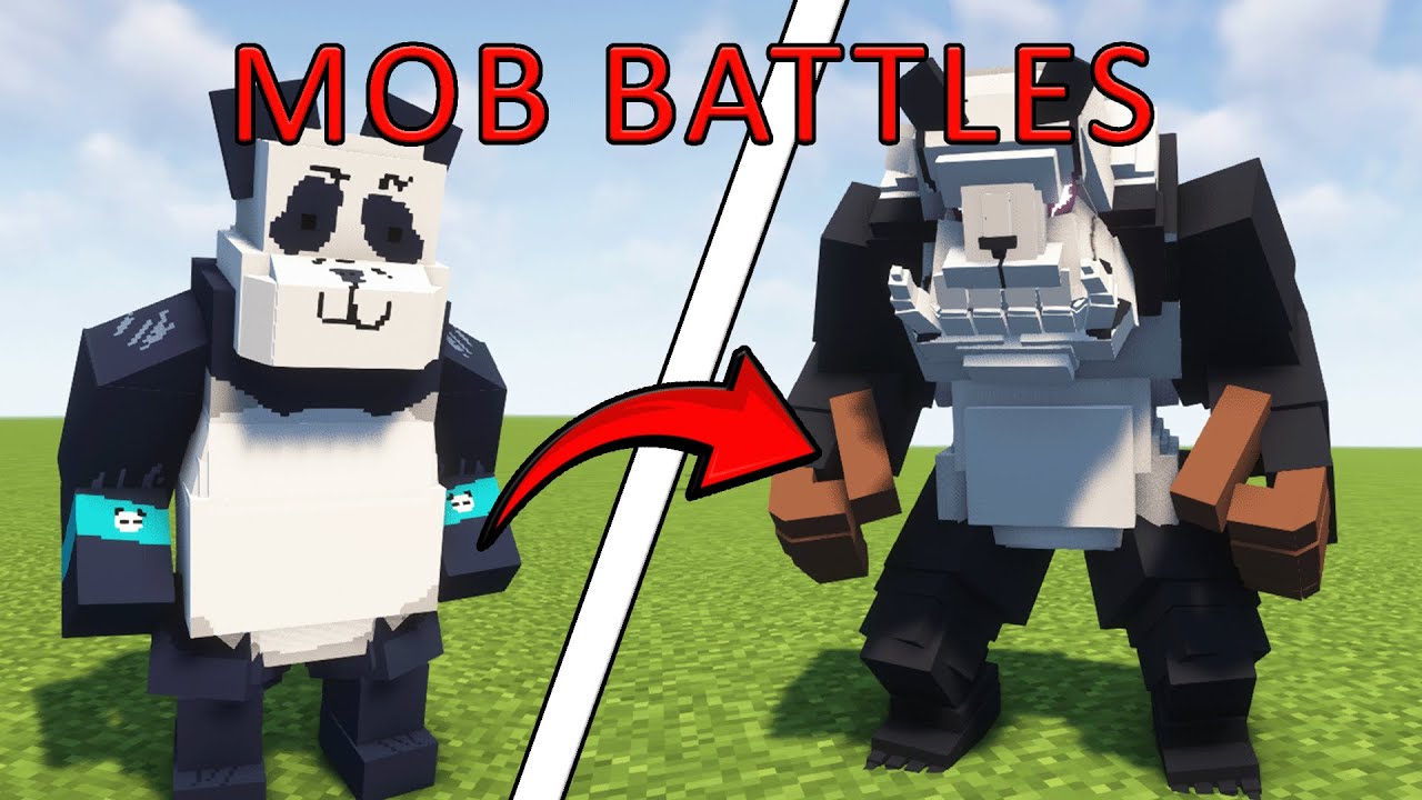 Minecraft 1.20.1 Jujutsu Kaisen Mod - Panda Mob Battles - YouTube