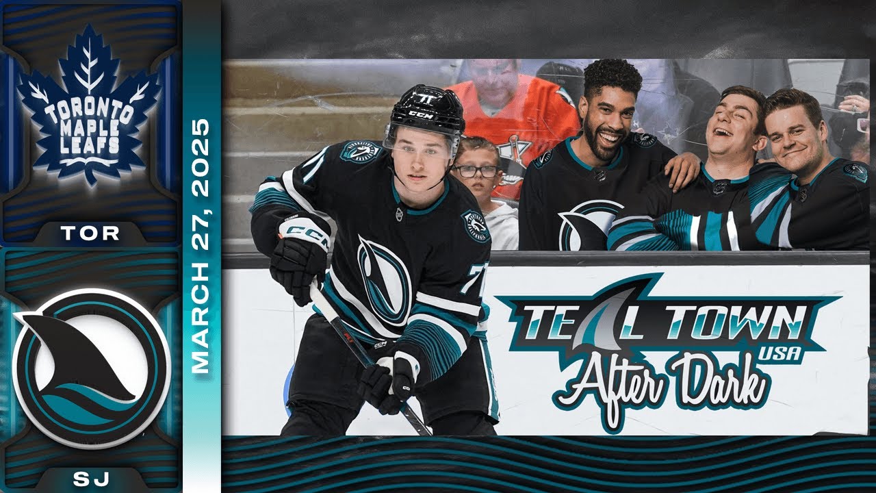 Sharks vs Maple Leafs - 3/27/2025 - Teal Town After Dark (Postgame ...