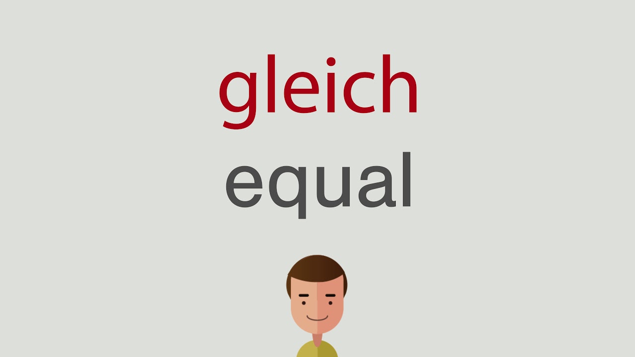 gleich auf englisch - YouTube