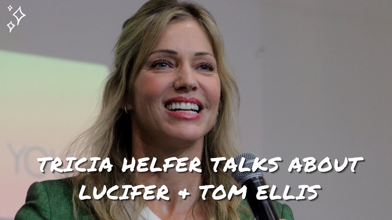 Lucifer : Tricia Helfer talks about Tom Ellis and the show. - YouTube