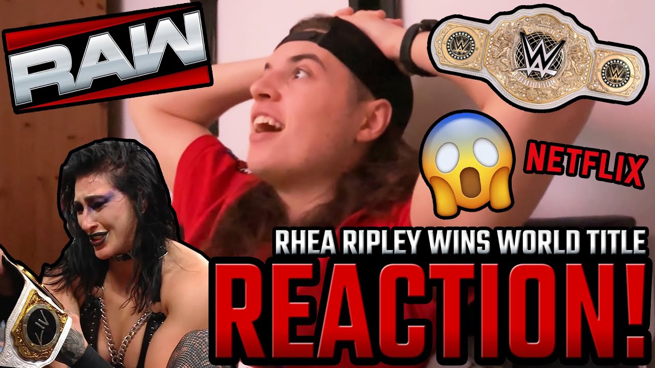 RHEA RIPLEY WINS WOMEN'S WORLD TITLE *SHOCKING* WWE RAW ON NETFLIX ...
