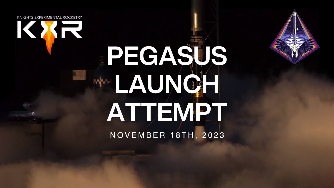 UCF KXR Pegasus Hybrid Rocket Launch 11/18/23 - YouTube