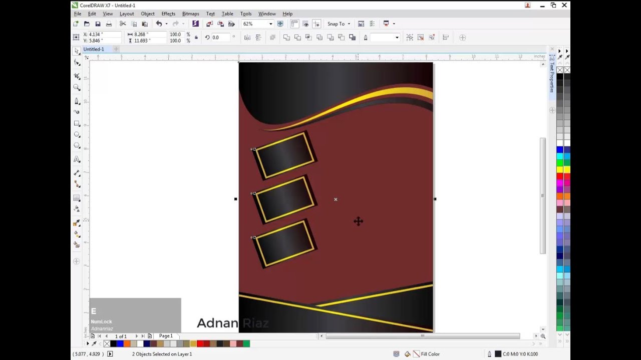 How to make a professional brochure in coreldraw - YouTube