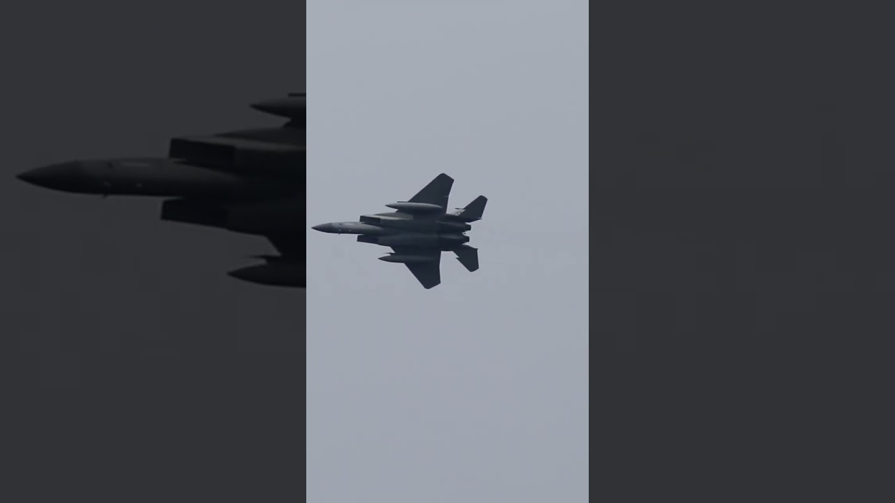 F-15 Flyby | Cleveland National Airshow | 2022 - YouTube