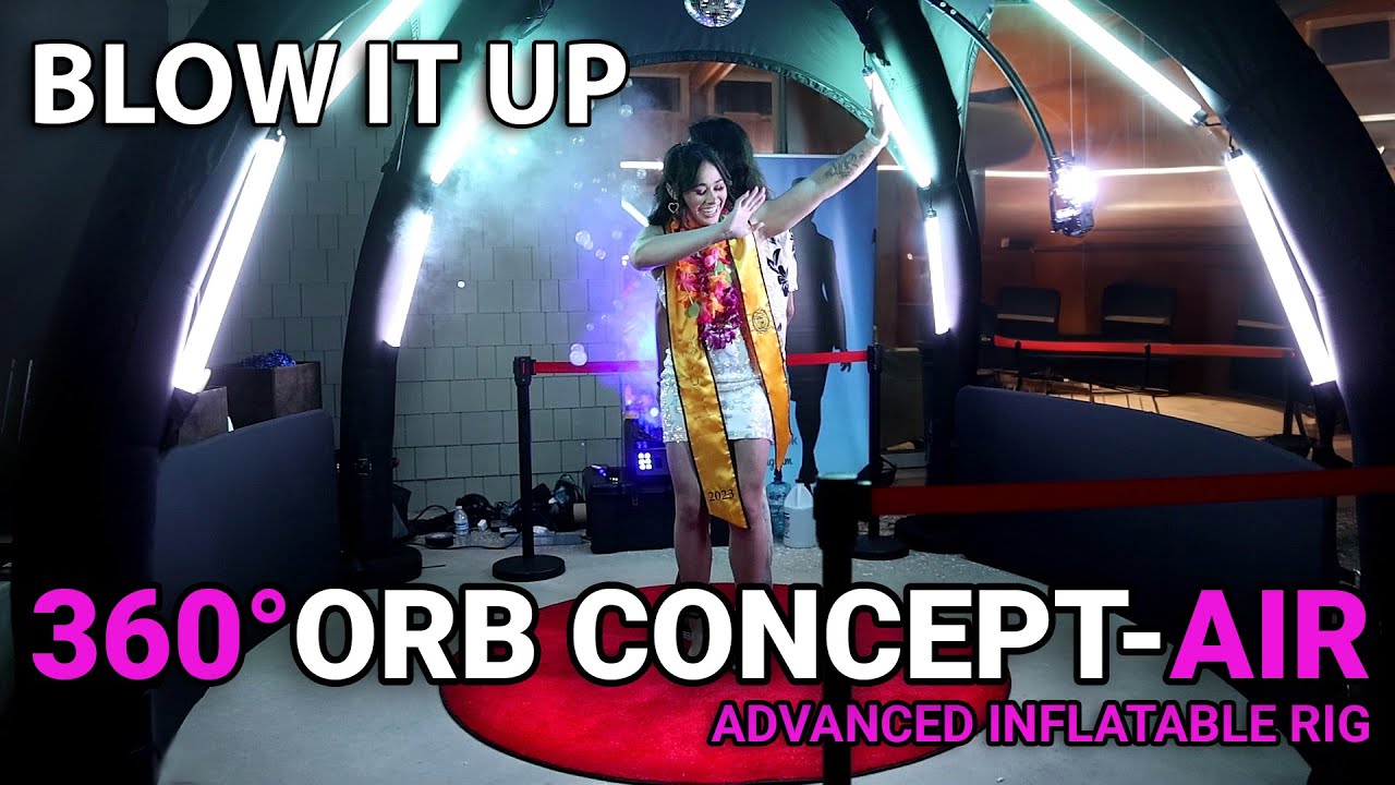 The 360 ORB Concept-AIR, The World's First Inflatable 360 Capturing Booth - YouTube