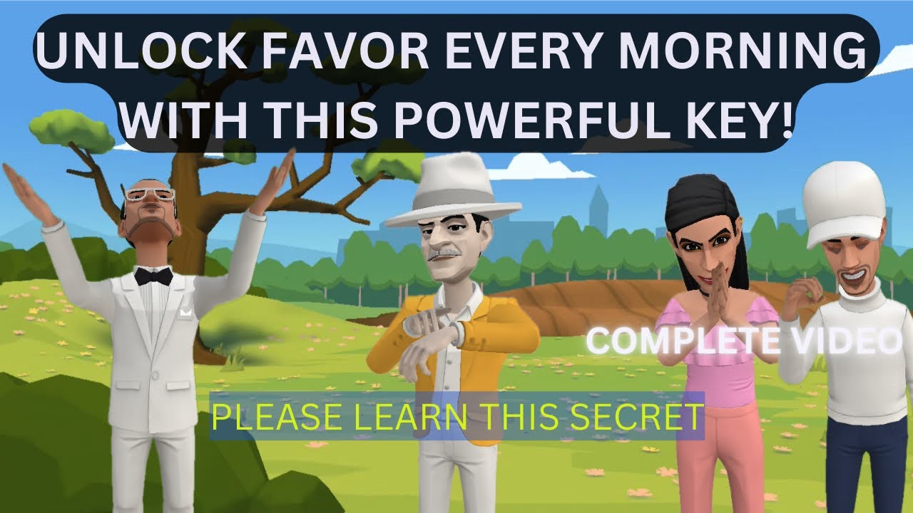 HOW TO START YOUR DAY WITH THE FAVOUR OF GOD. CHRISTIAN ANIMATION ...