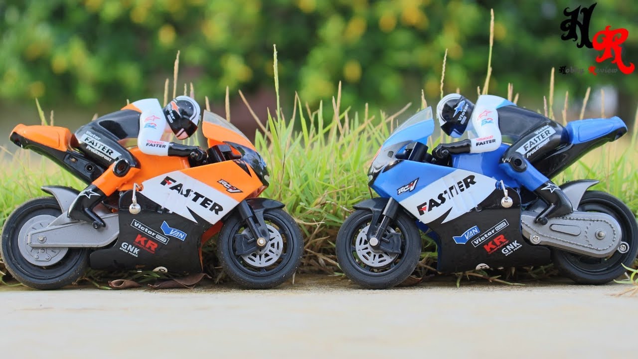 Racing Speed RC Motorcycle with slow motion - YouTube