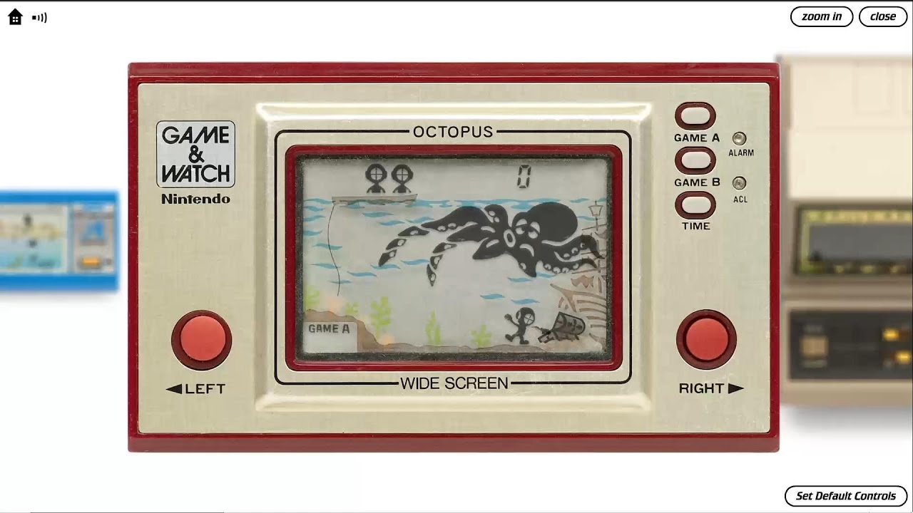 OCTOPUS AKA MYSTERIES OF THE OCEAN NINTENDO GAME & WATCH LCD HANDHELD ...