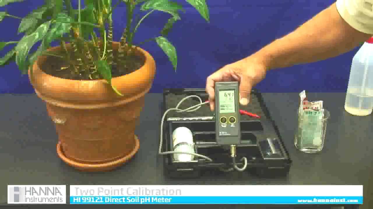 HI 99121 Direct Soil pH Meter - YouTube