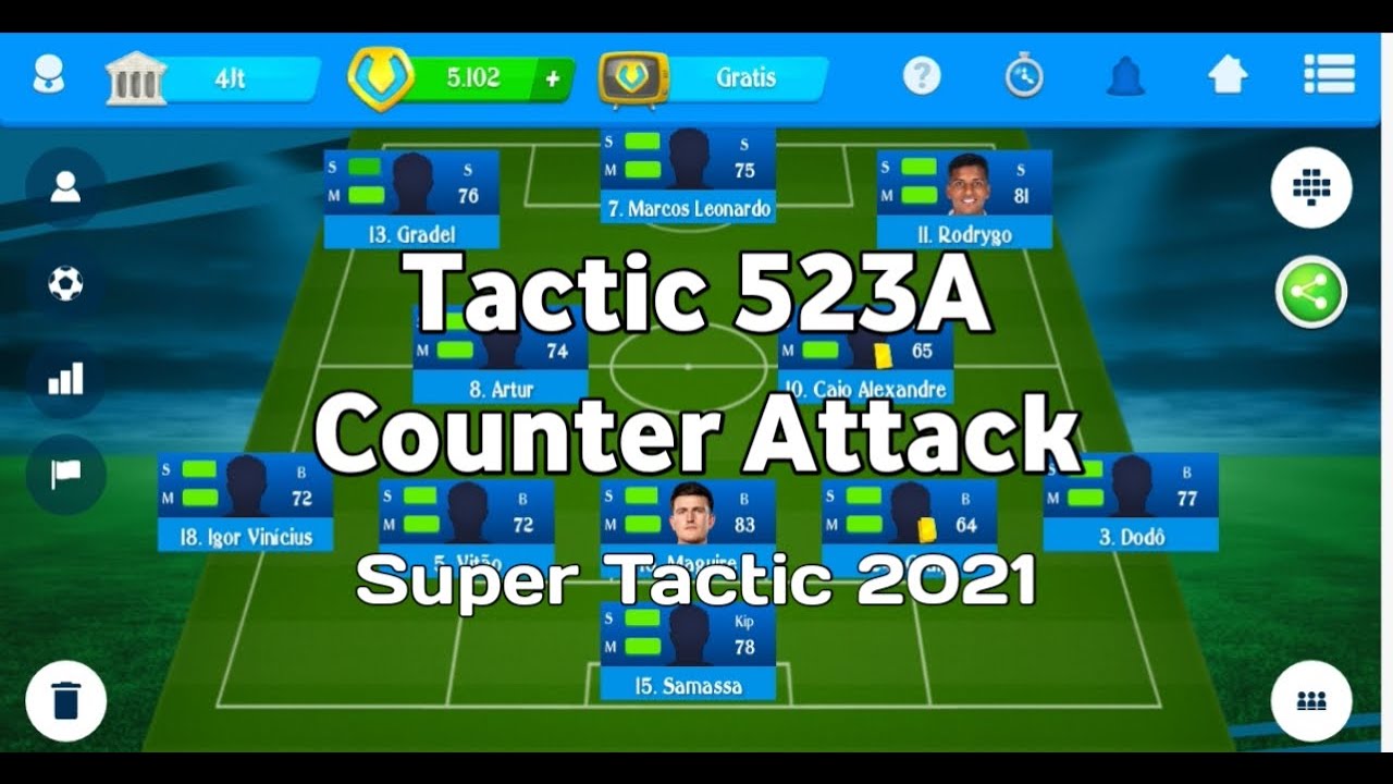 OSM Tactic 2021!!! Tactic 523A Counter Attack (english version) - YouTube