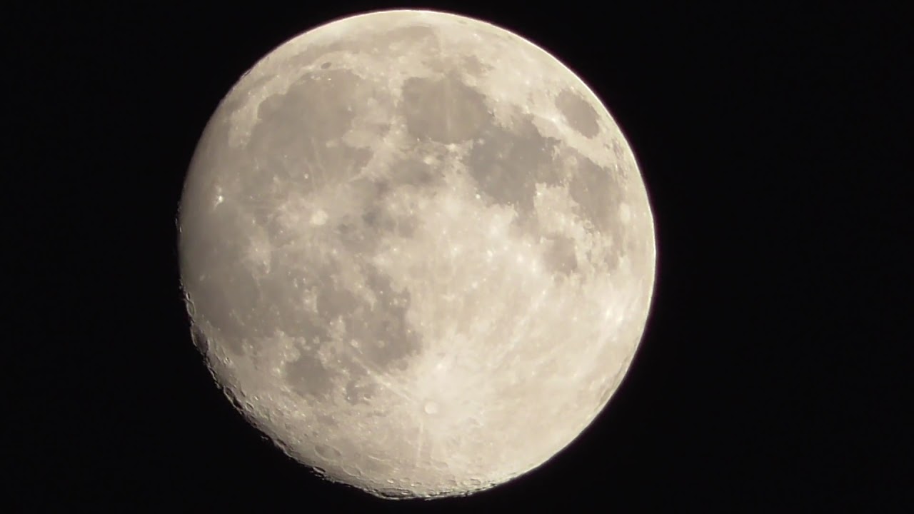 Panasonic HC-V250 3000mm Zoom Moon Shot - YouTube