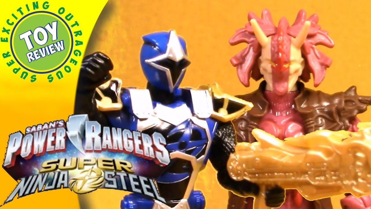 Power Rangers Super Ninja Steel Blue Ranger battles Ripcon - Play with ...