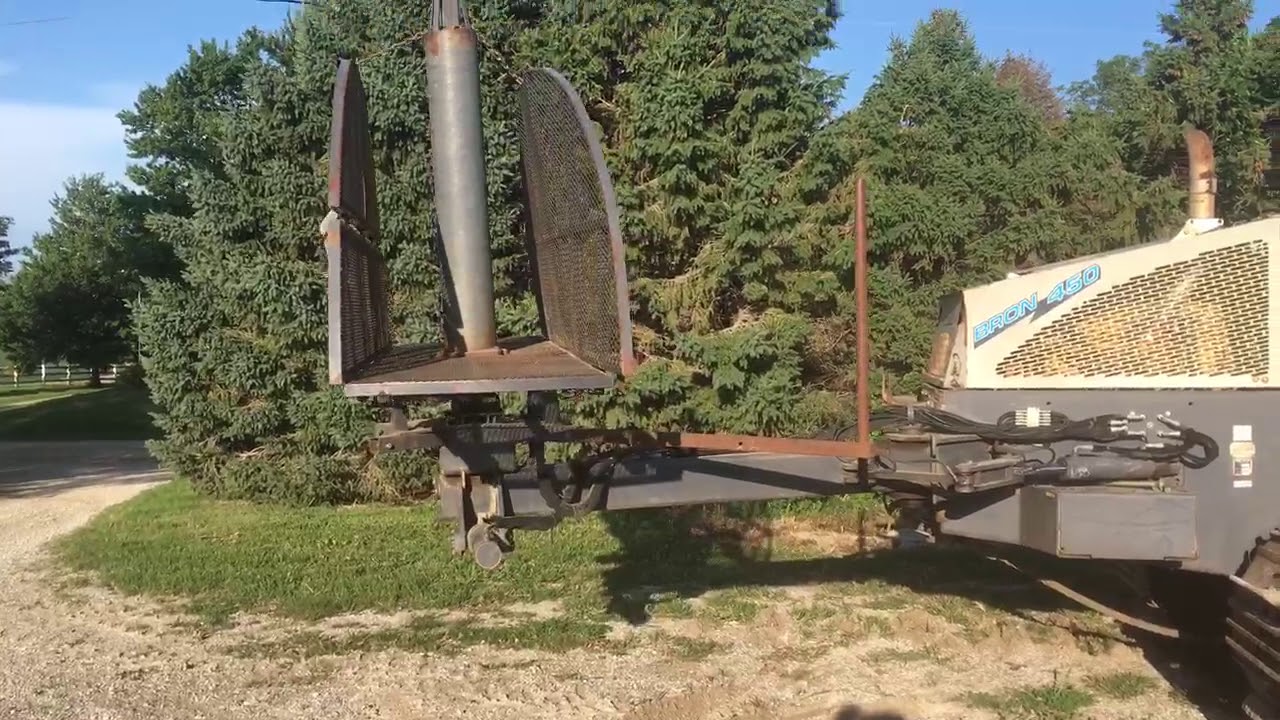 2013 Bron 450 Self-Propelled Drainage Plow Video 5 - YouTube