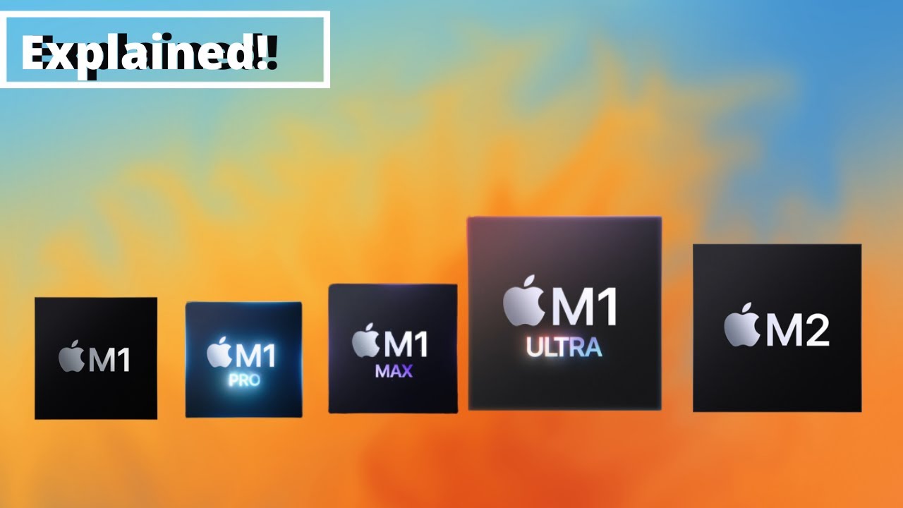 Apple silicon M series chips explained - YouTube