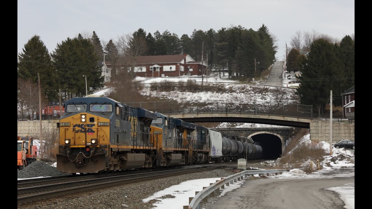 NS 65T with Pure CSX Power at Allegheny Tunnel - YouTube