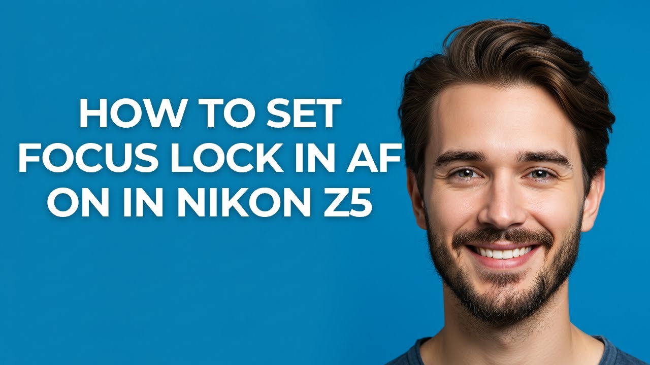 How to Set Focus Lock In Af on In Nikon Z5 - GUIDE! - YouTube