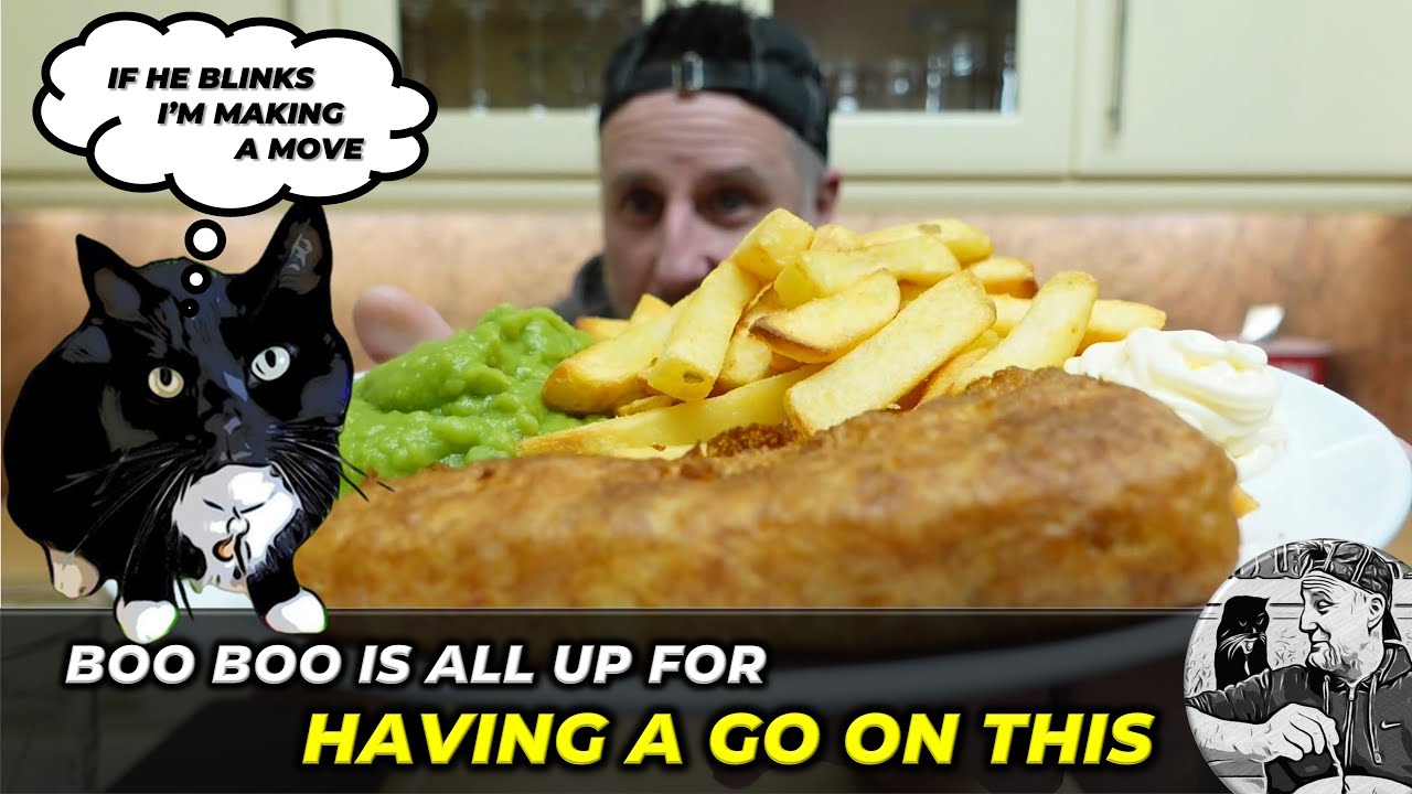 Fish, Chips n Mushy Peas, LOVELY - Tesco Finest Beer Battered Haddock ...