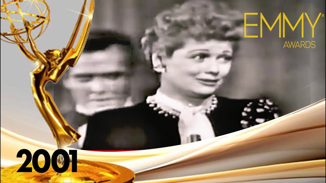 2001 Emmy Awards 'I Love Lucy' 50th Anniversary w. Ellen DeGeneres ...