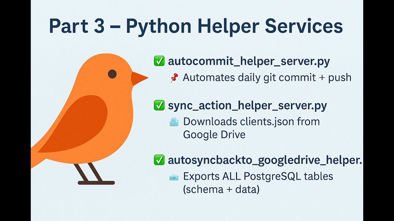 JA-DB-02: Part3: Python Helper Services - YouTube