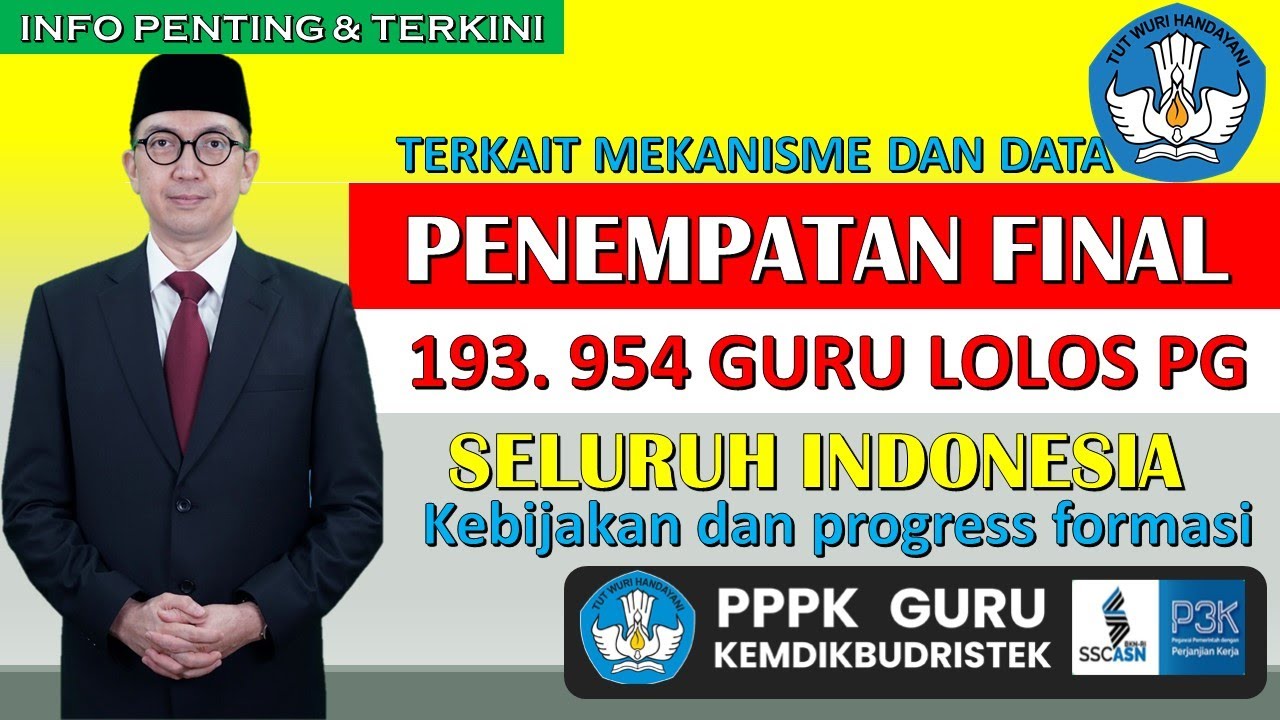 🔴TERJAWAB-TENTANG DATA PENEMPATAN FINAL-GURU LULUS PG PPPK 2022 SELURUH INDONESIA INFO ...