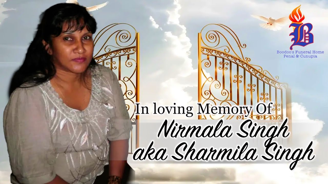 Nirmala Singh aka Sharmila Singh Funeral Service - YouTube