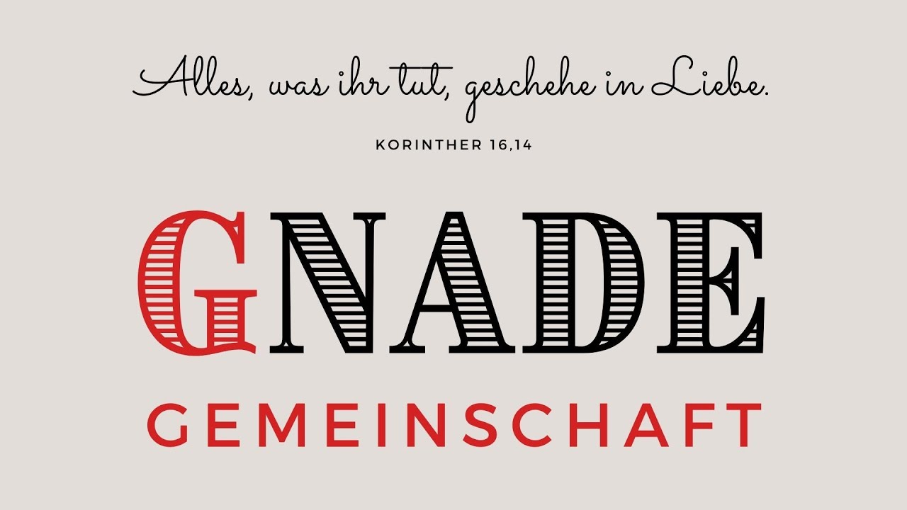 "Gemeinschaft" | GNADE Reihe Teil 5 | 17.03.24 | Jan Scheuermann - YouTube