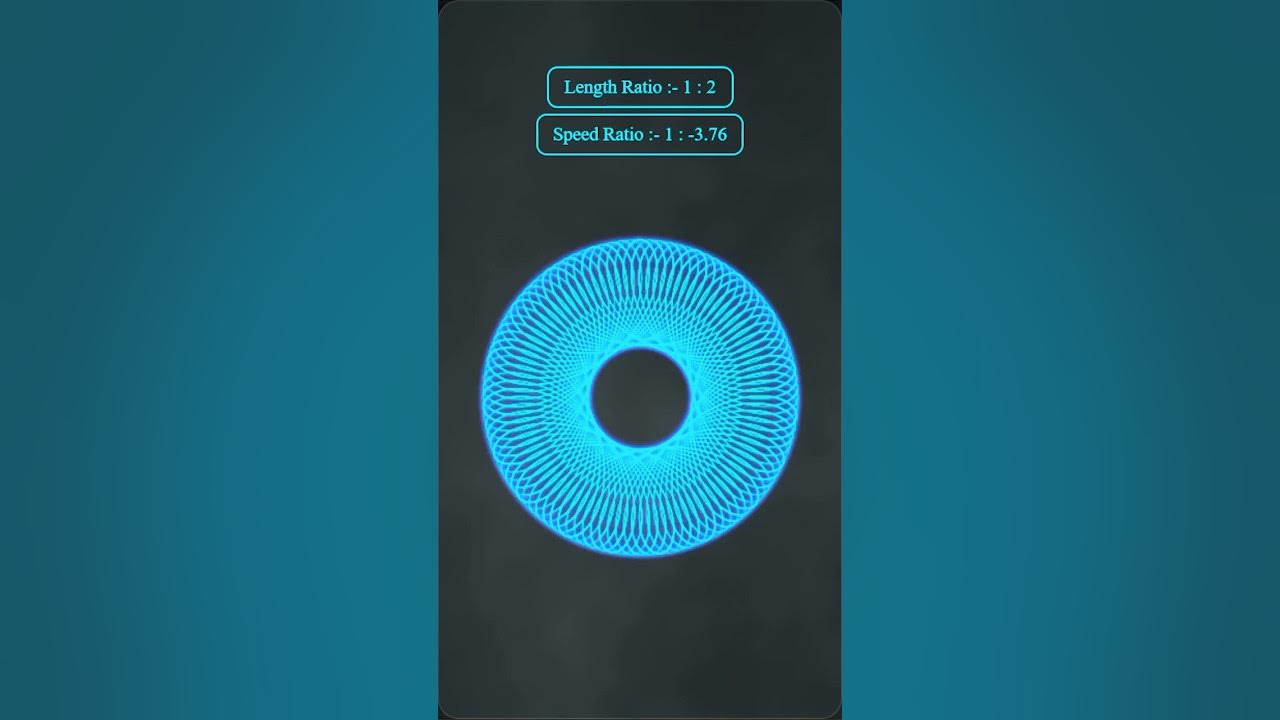 Leaf Spirograph Design 2| Digital Spirograph Art #shorts #spirograph #coding #css #javascript ...