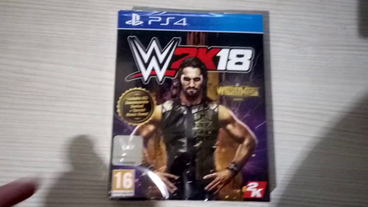 WWE 2k18 Wrestlemania edition Unboxing - YouTube