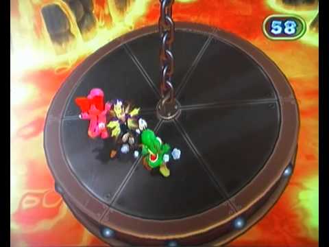Mario Party 9 Minigames - Magma Mayhem - YouTube