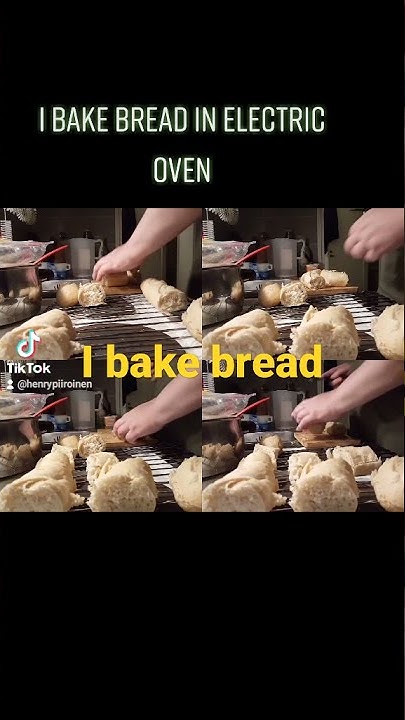 I bake Bread in electric oven,tik tok video - YouTube