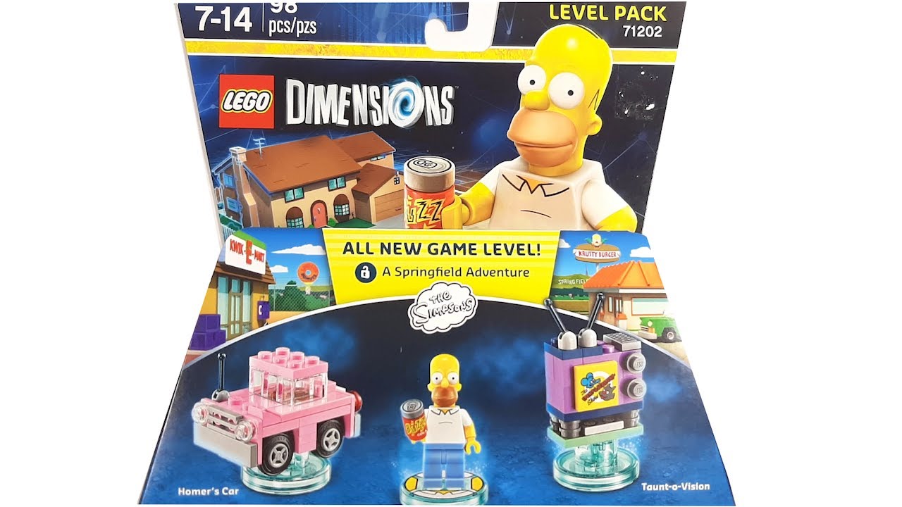 LEGO Dimensions Homer Simpson Speed Build #lego #thesimpsons # ...