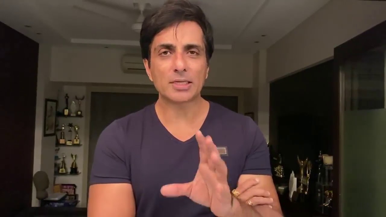 Sonu soodh new statement video - YouTube
